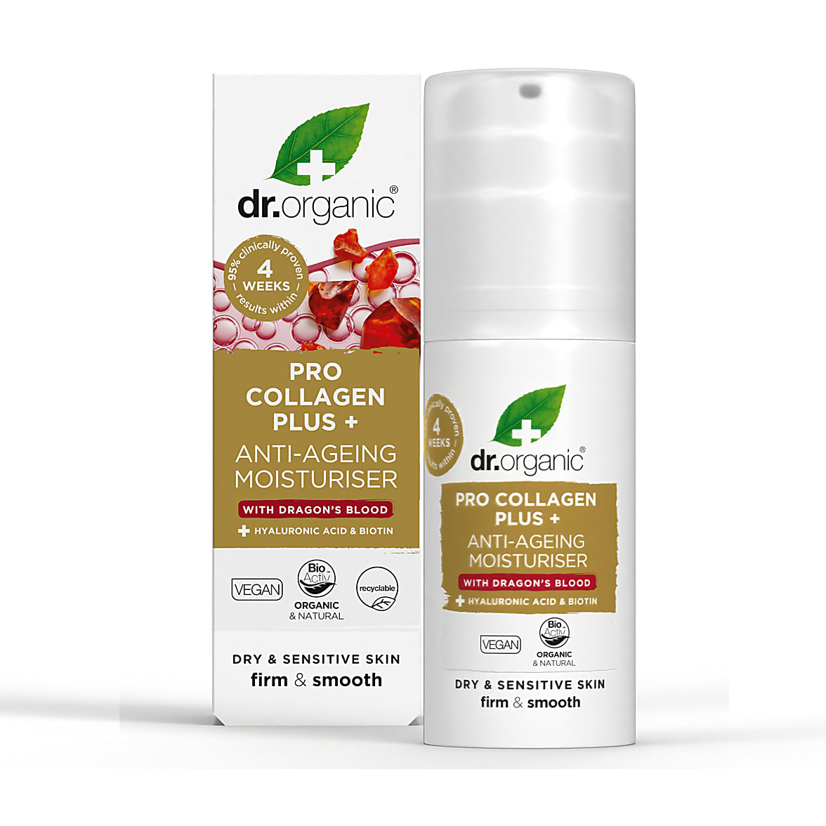 Dr. Organic Pro Collagen Anti-Ageing moisturiser with Dragons Blood