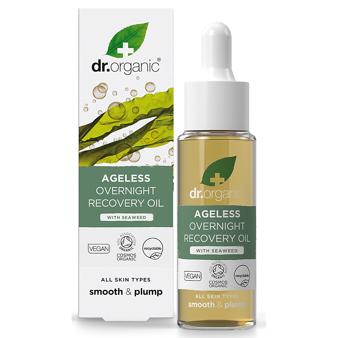 Dr. Organic Seaweed Ageless Overnight Recovery Oil