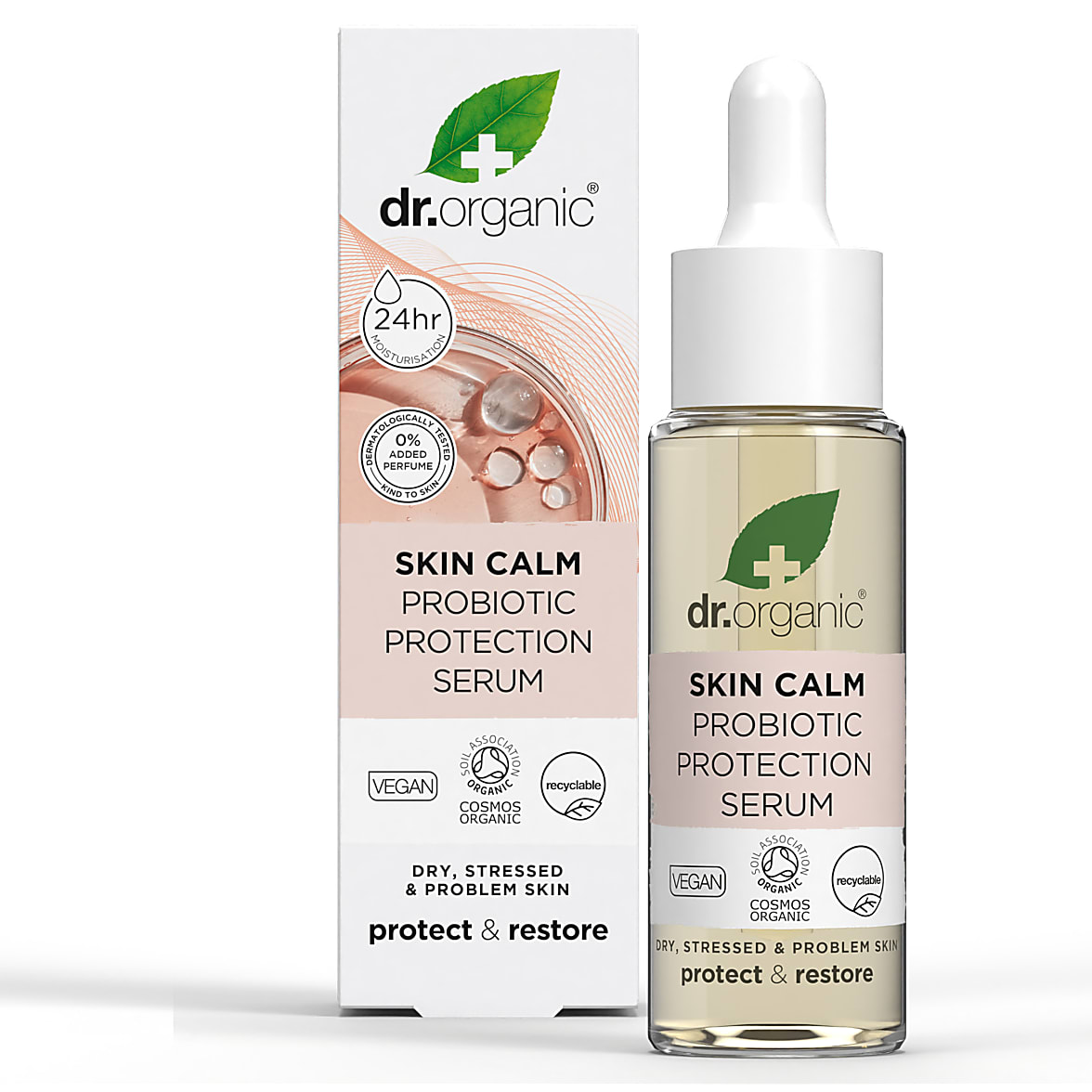 Dr. Organic Skin Calm Probiotic Protection Serum 30ml
